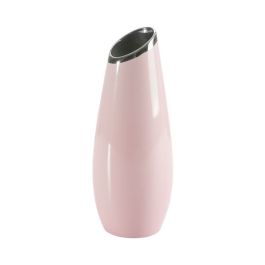 Keramikvase, 27 cm, modern rosa, Pastelfarben
